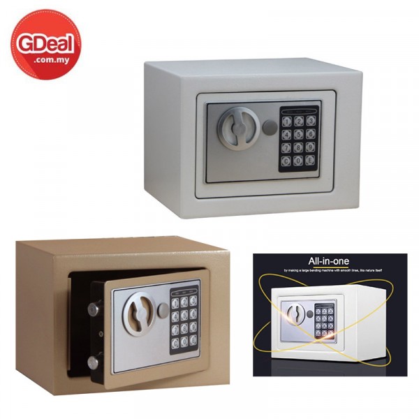 GDeal Safe Home Mini Safety Box Into The Wall Electronic Password Safe ...