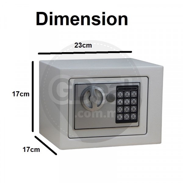 GDeal Safe Home Mini Safety Box Into The Wall Electronic Password Safe ...