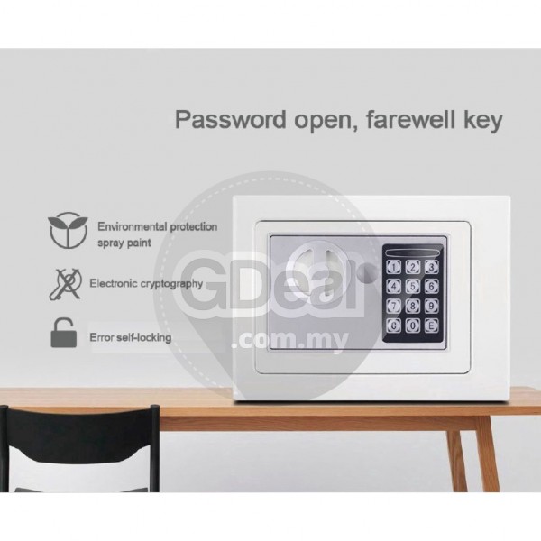 GDeal Safe Home Mini Safety Box Into The Wall Electronic Password Safe ...