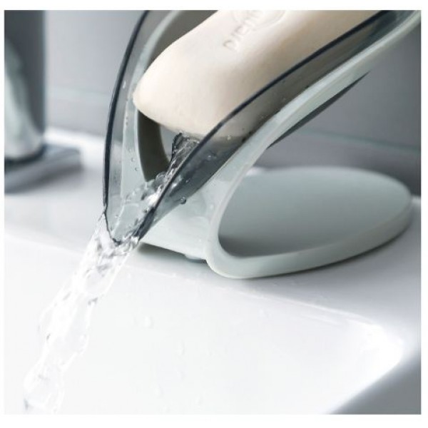 Modern Leaf Design Soap Stand Soap Transparent Box Self Draining Case ...