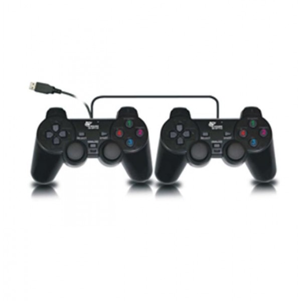 Enco GP-711D USB Gamepad Dual Shock Double Joystick Combo Set (2 ...