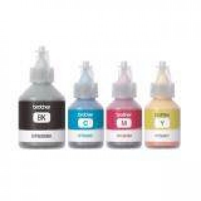 Brother Original BT5000 Cyan Magenta Yellow and BT6000 Black Color Ink ...