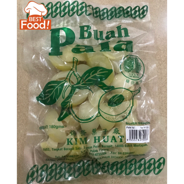 Preserved Nutmeg / Jeruk Buah Pala From Penang - 180 grams (2 packets ...