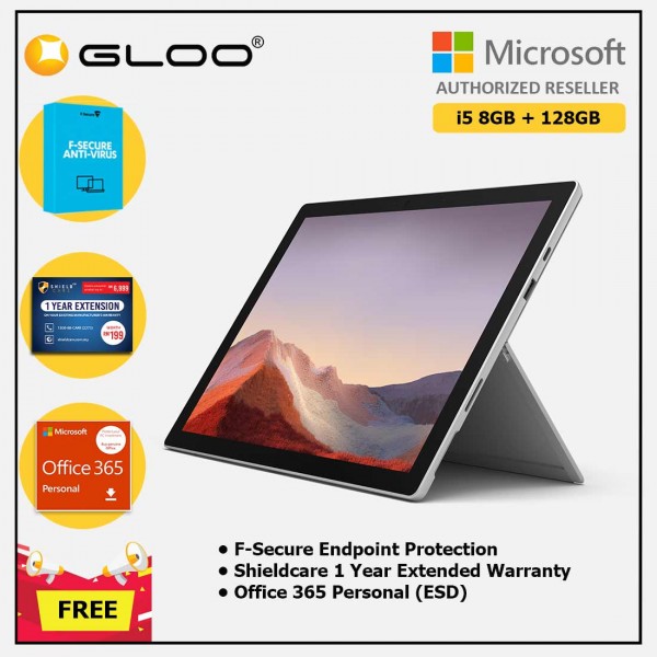 Microsoft Surface Pro 7 Core i5/8G RAM - 128GB Platinum - VDV-00012 ...