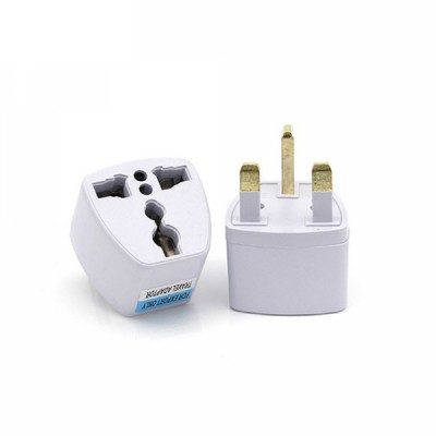 2 pcs 3 Pin Universal Travel Adapter Universal Converter Compatible ...
