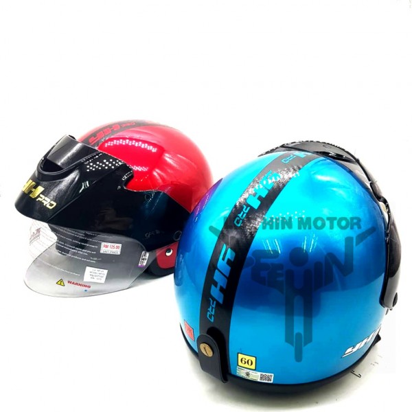 BEST QUALITY NEW YH Pro Lotte Cruiser SIRIM Approved Half Helmet Topi ...