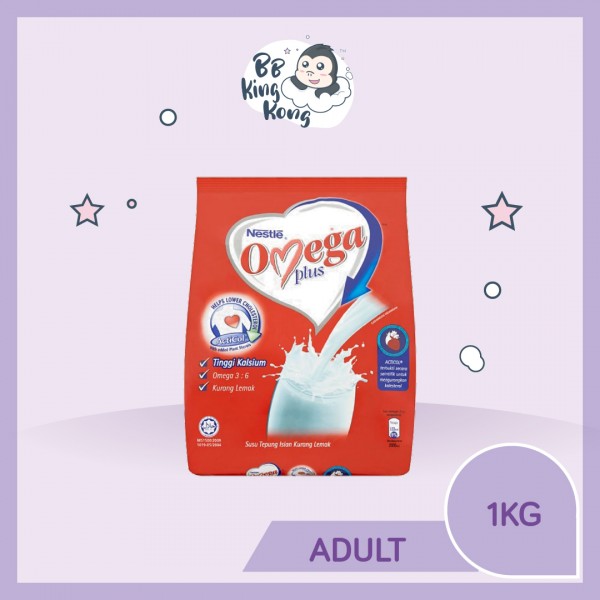 BB King Kong Nestle Omega Plus Milk Powder 1kg Pouch | PGMall