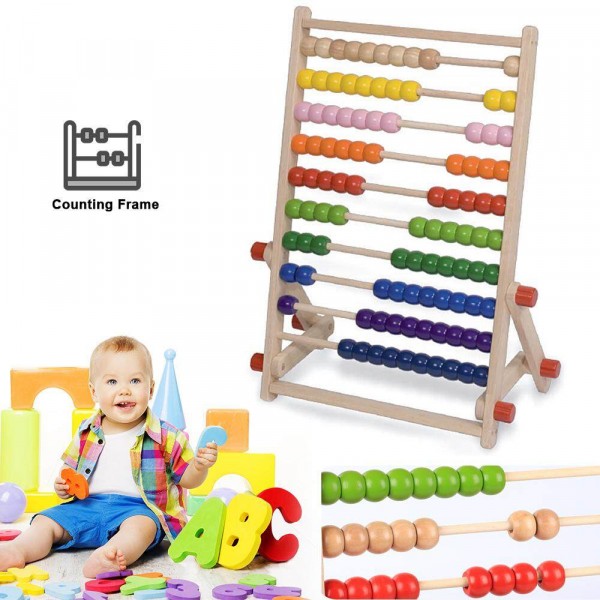Classic Wood Floor Counting Frame for Kids Children [ BR-36025 ] - | PGMall