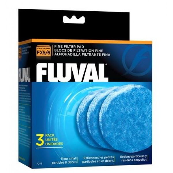 Fluval Fine Filter Pads 3Pcs (FX5 / FX6) | PGMall
