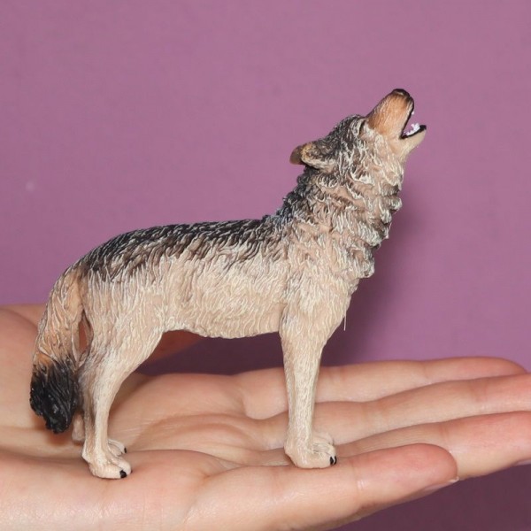 Timber Wolf Howling - Collecta 88844 Wild Life Animal Action Figure ...