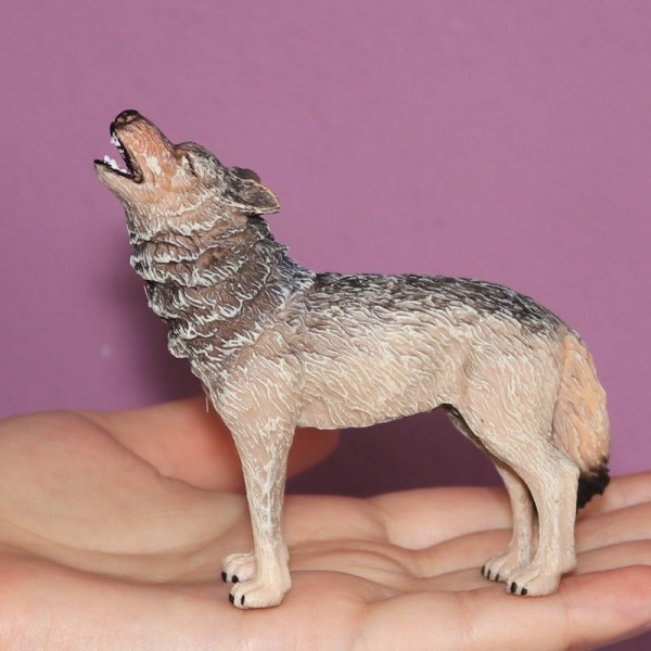 Timber Wolf Howling - Collecta 88844 Wild Life Animal Action Figure ...