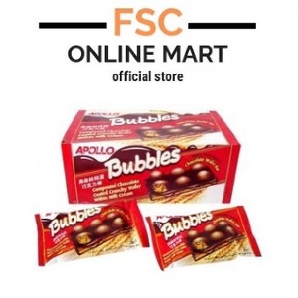 [FSC] Apollo Bubbles Chocolate Wafer 24pieces x 33gm (Code:1088) | PGMall