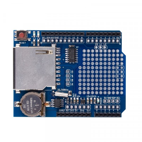 DS1307 Data Logger Module Logging Shield Data Recorder Shield for Arduino SD Card | PGMall