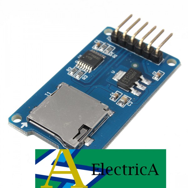 Arduino SPI ICSP interface SD Card Adapter Reader Module Raspberry Pi ...