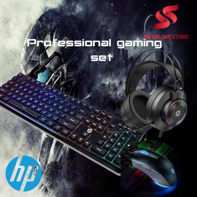 [SS ONLINE STORE] HP Combo Set GH10 Headphone Gaming GM10 Mechanical ...