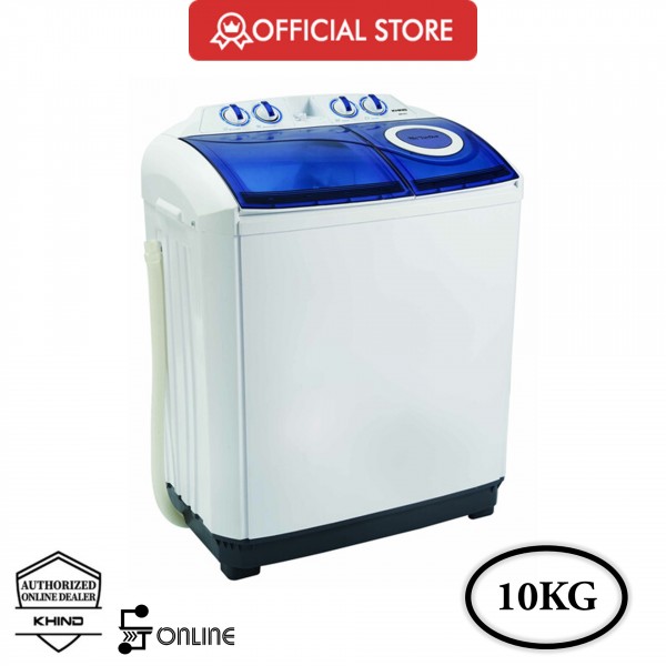 Khind WM1017 Semi Auto Washing Machine 10KG Mesin Basuh Baju Pakaian ...
