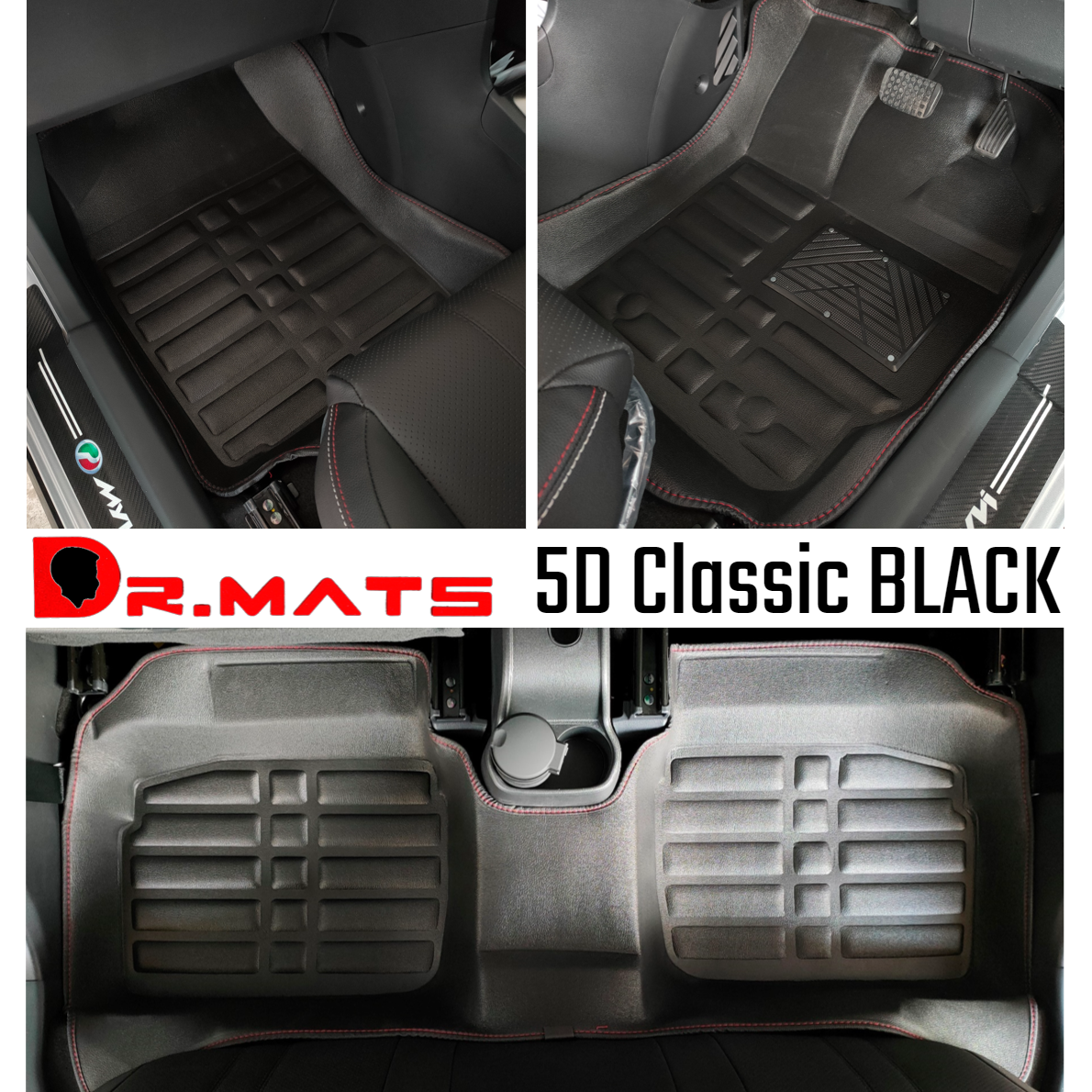 DR.MATS Diamond / CLASSIC 5D CAR MAT PROTON PREVE 2012-2022 Carpet Car ...