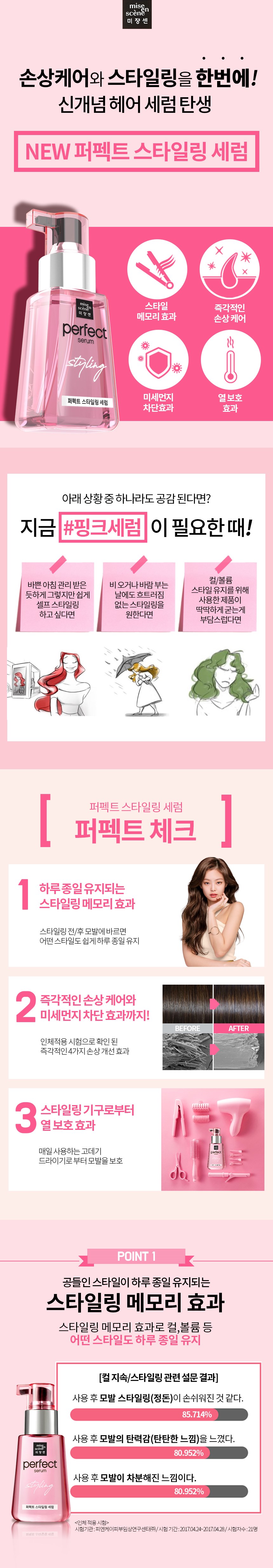 2020 NEW PACKAGING | Mise En Scene Perfect Styling Serum 80ml | PGMall