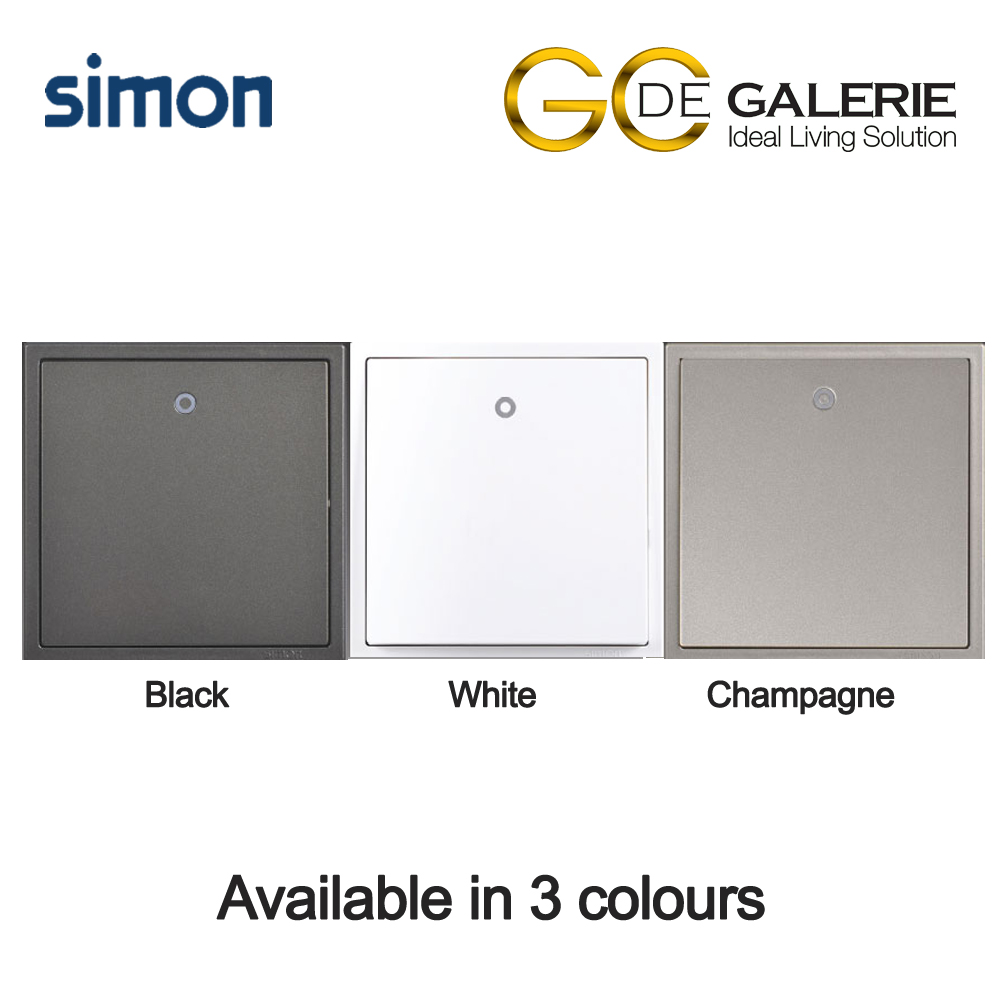 SIMON i7 SERIES 701013 16A 1 Gang 1 Way Switch with LED Indicator ...